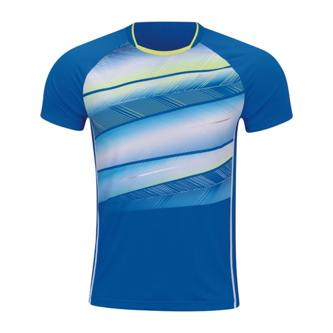 Li-Ning AAYR379-2 T-shirt Blue | Hurtig Levering