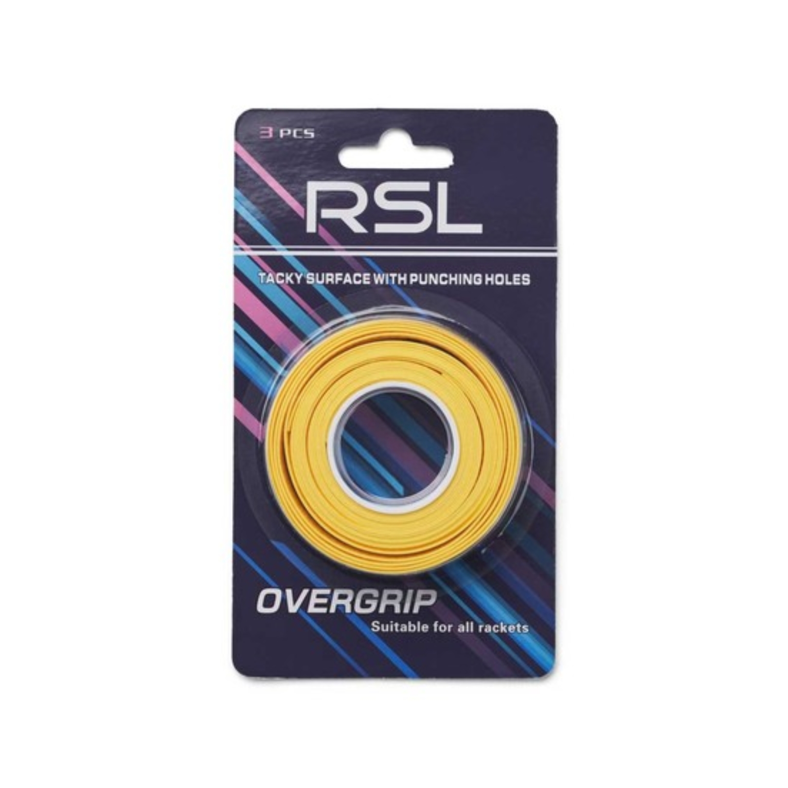 RSL Performance Overgrip 3-Pack Yellow - Badmintonshop