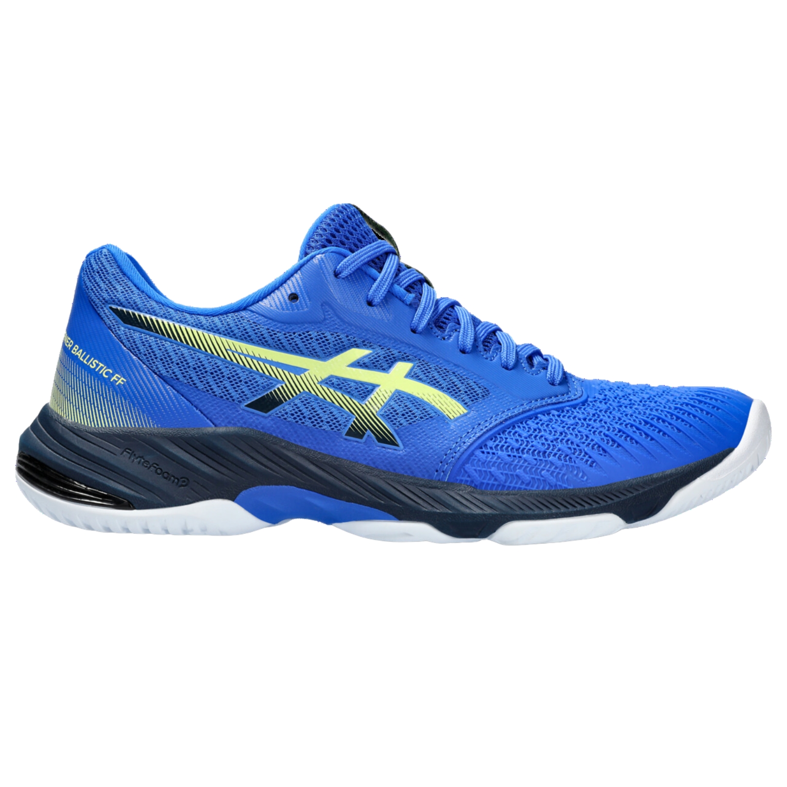 Asics Netburner Ballistic FF 3 Illusion Blue/Glow Yellow - Badmintonshop