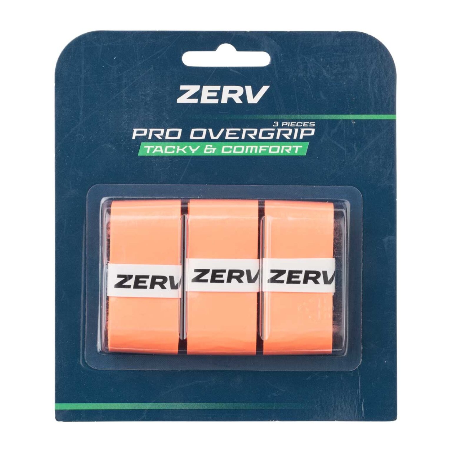 ZERV Pro Overgrip 3-Pack Orange | Badminton Griffband!