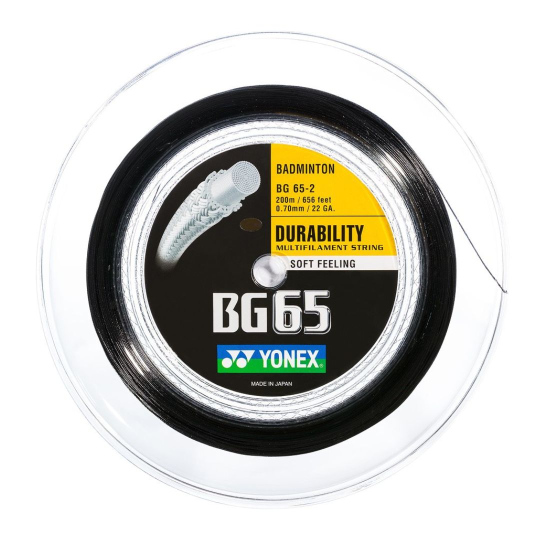Yonex BG 65 Black 200m - Badmintonshop
