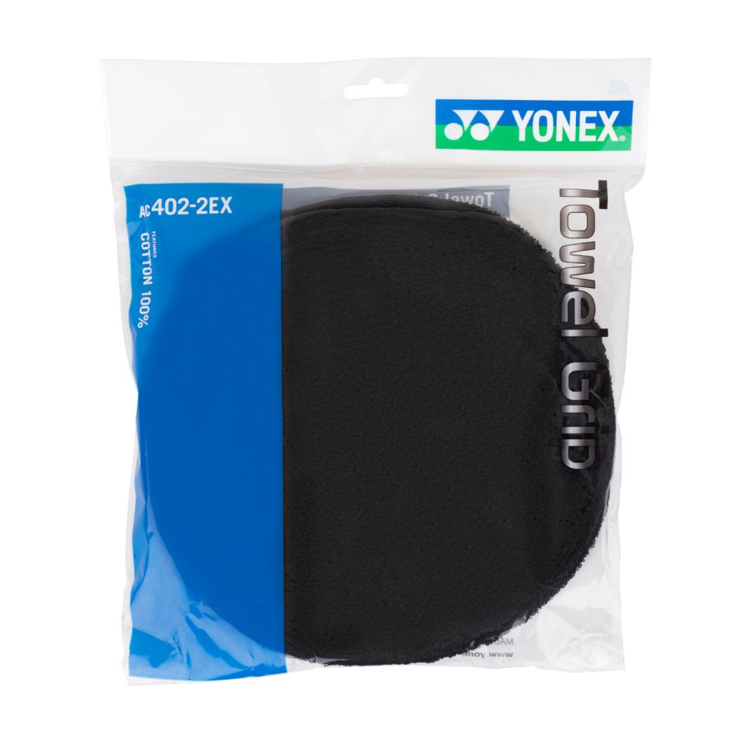 Yonex AC402-2EX Towel Grip Coil Black - Badmintonshop