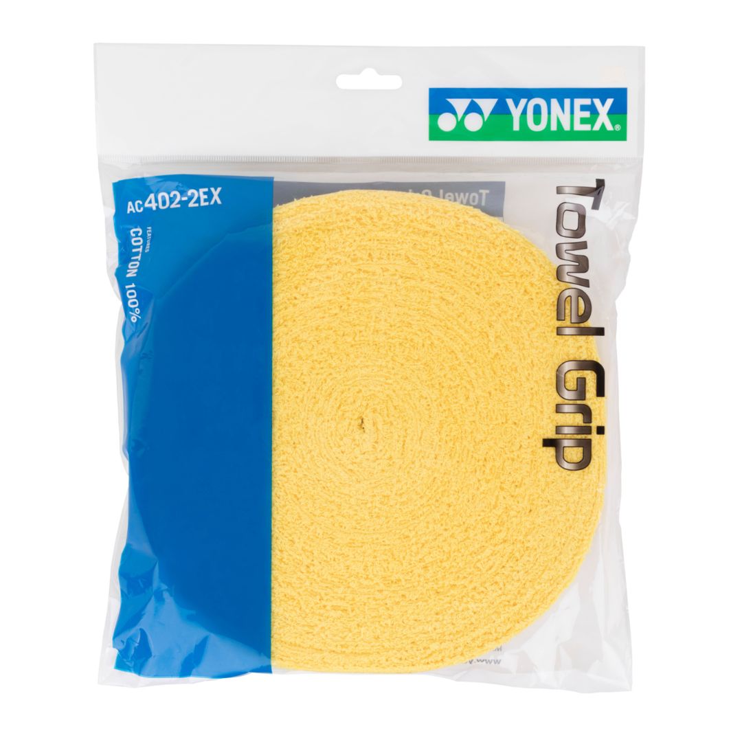 Yonex AC402-2EX Towel Grip Coil Yellow - Badmintonshop