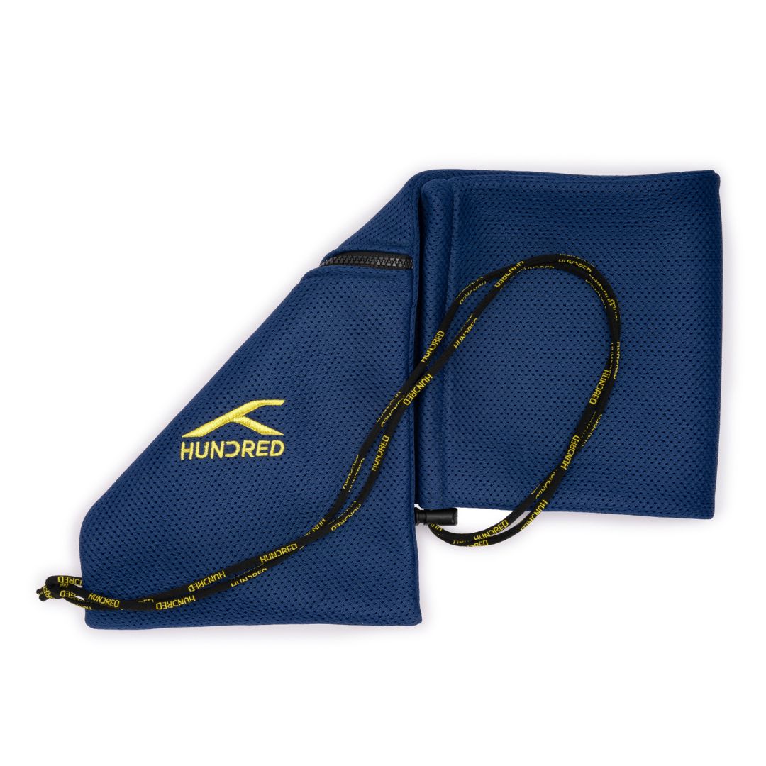 Hundred Drawstring Cover Navy - Badmintonshop