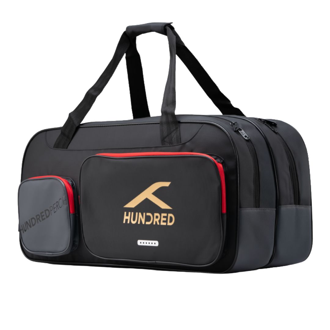 Hundred Gravity Square Bag Black | Badmintontasche!