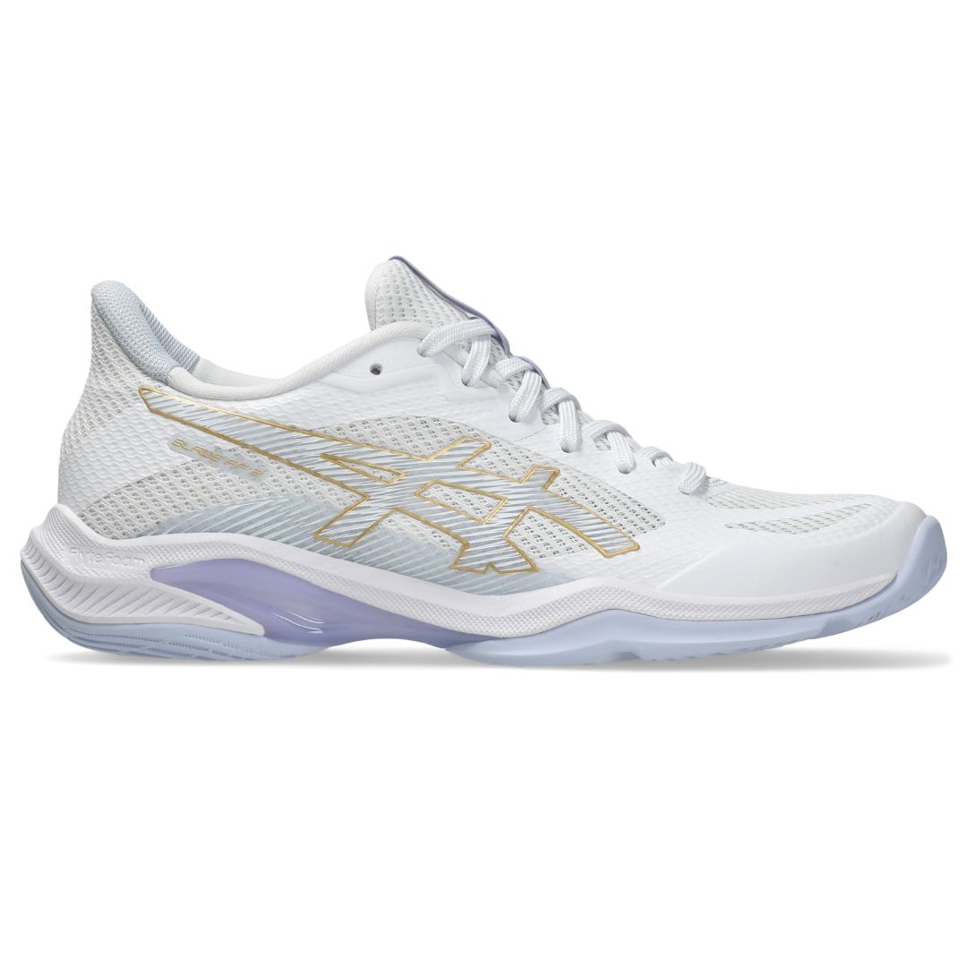 Asics Blade FF 2 Women White/Blue | Badmintonschuhe